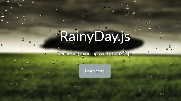 Rainydayjs的简介及使用教程 Made With Vuejs 